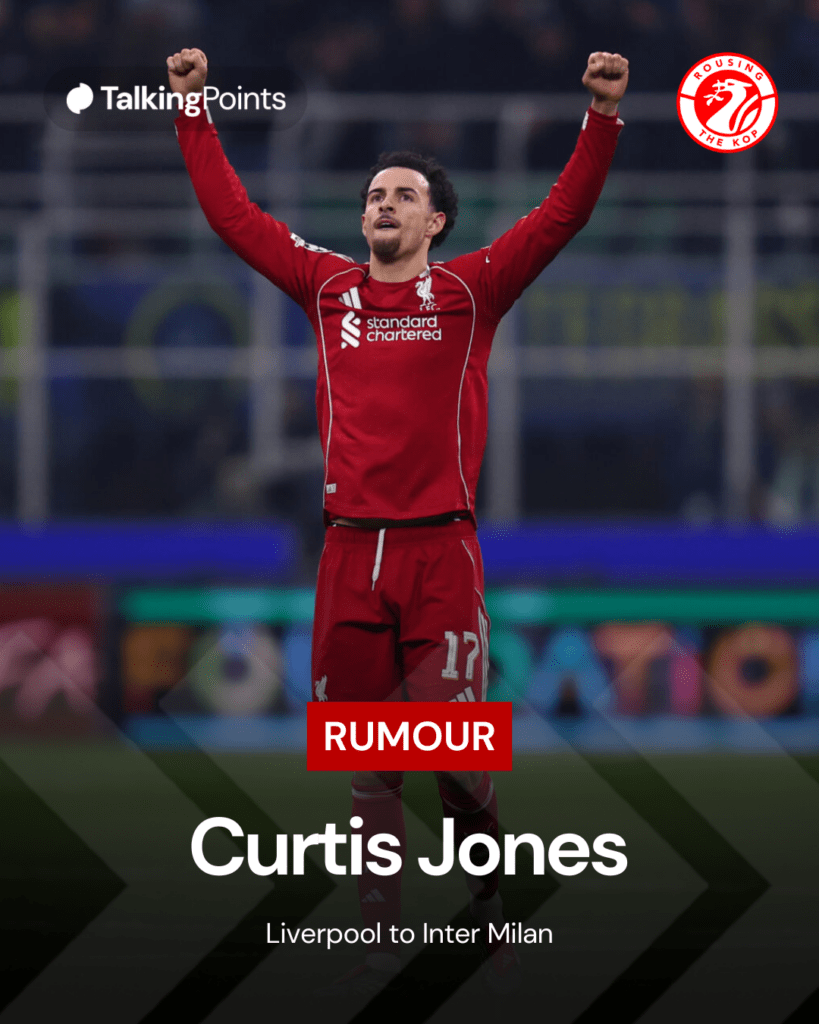 Curtis Jones will leave Liverpool soon and nobody should be especially ...