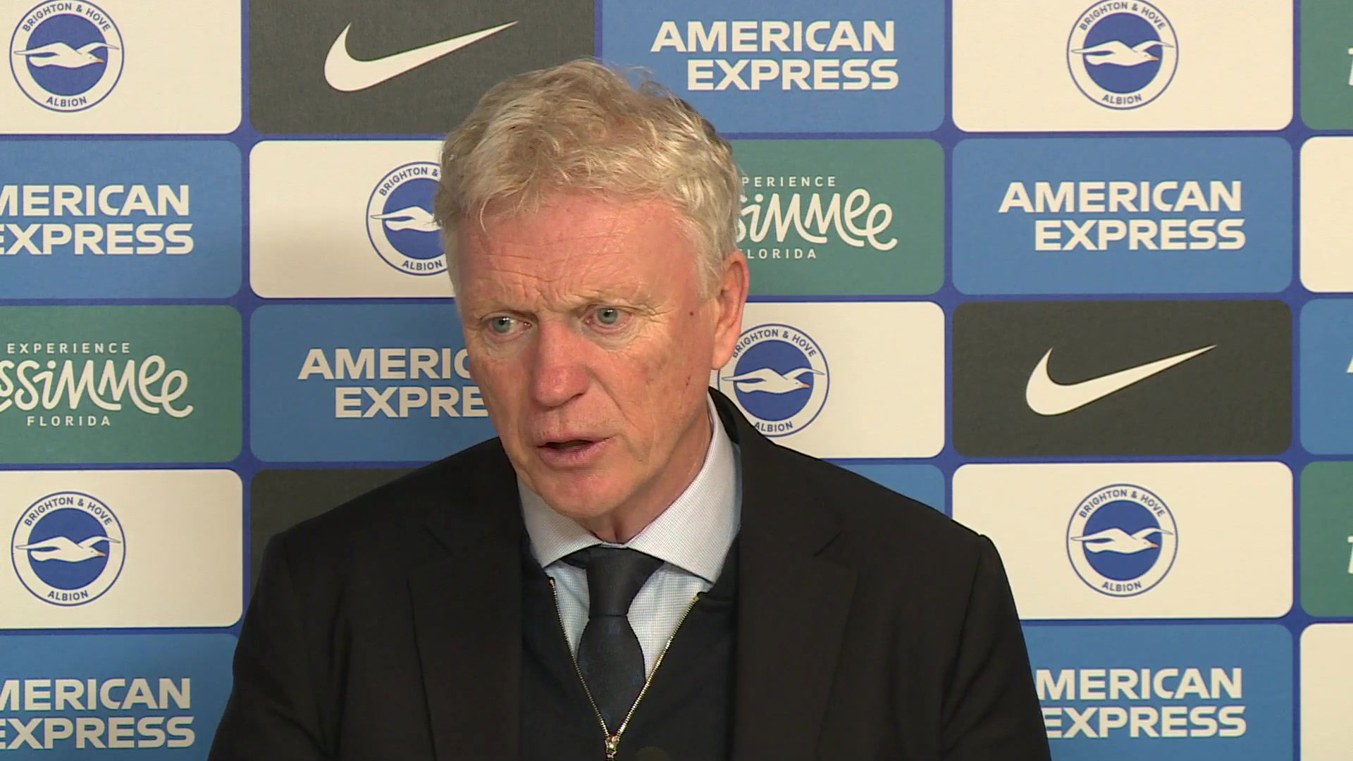 Everton manager David Moyes reflects on their 1-1 draw at Brighton