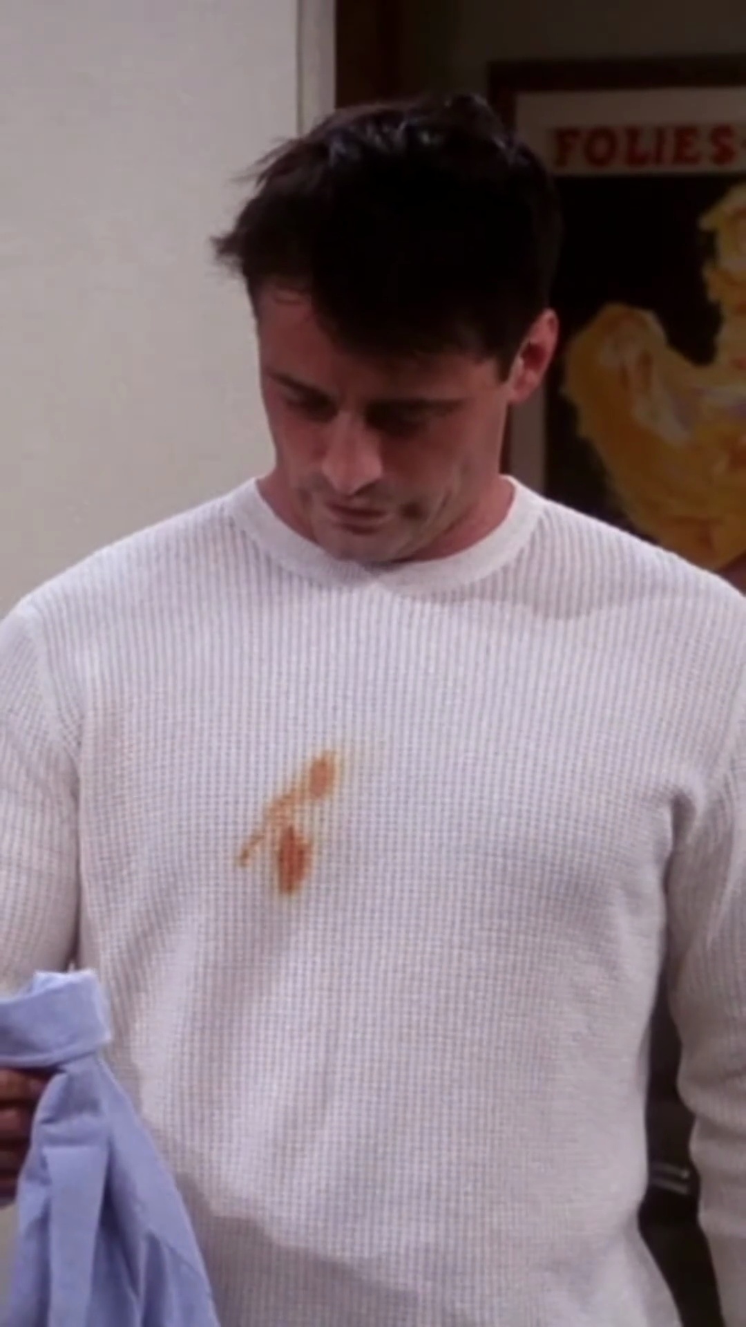 Joey ruins two shirts—and scores some cash—on Friends