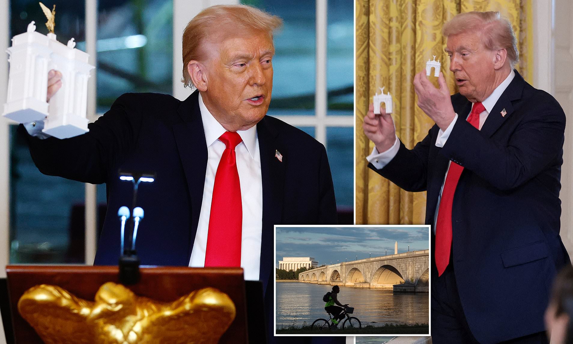 Trump's 'Triumphal Arch' revealed as he picks specific height to honor ...