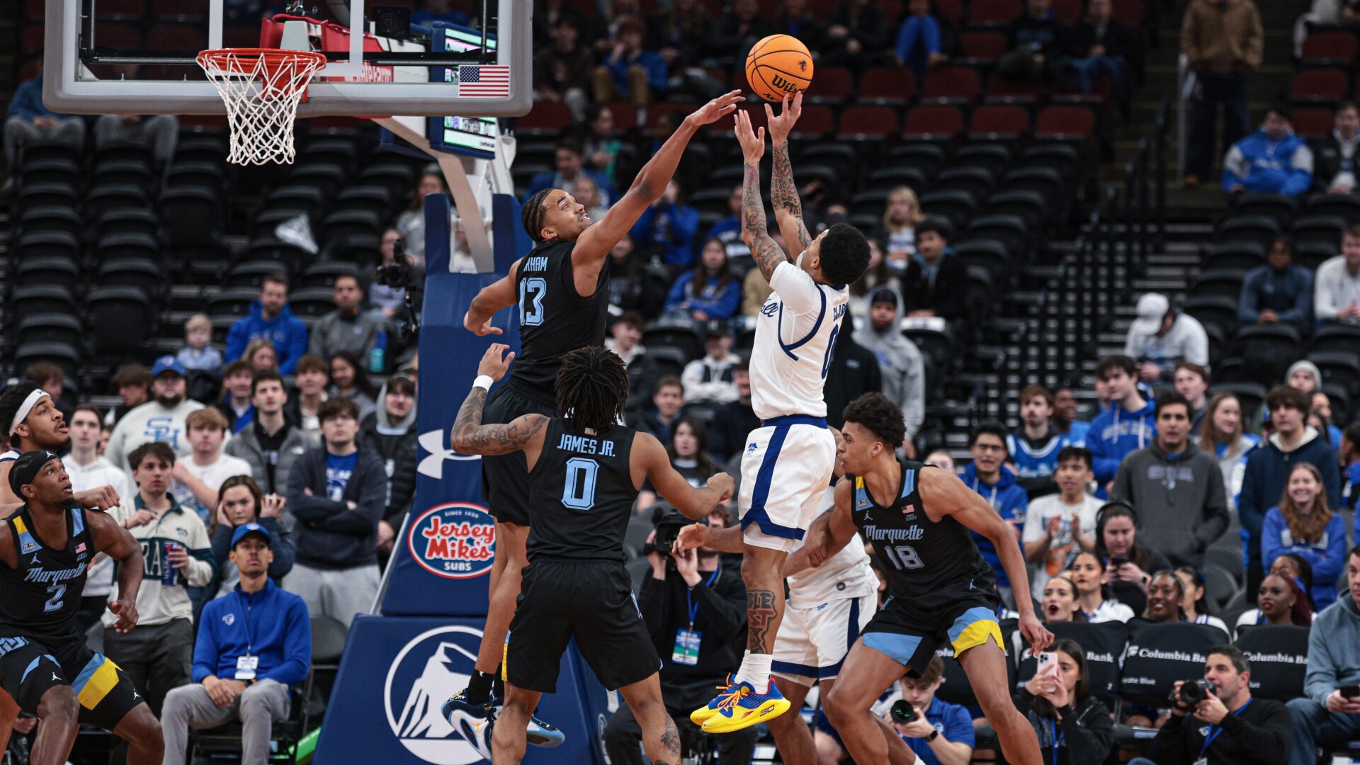 Clark’s 19 lead Seton Hall over Marquette 69-64