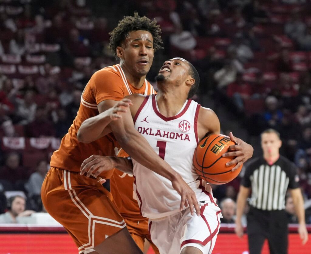 Texas wins Red River game against Oklahoma in Norman, 79-69