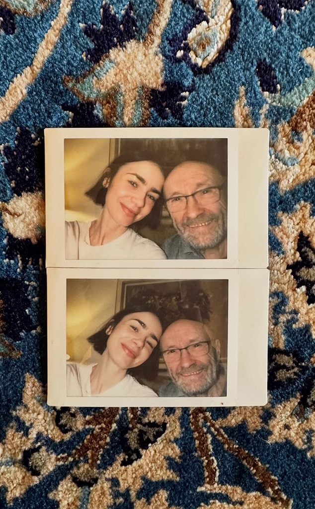 Lily Collins shares pics with dad Phil Collins amid his health journey