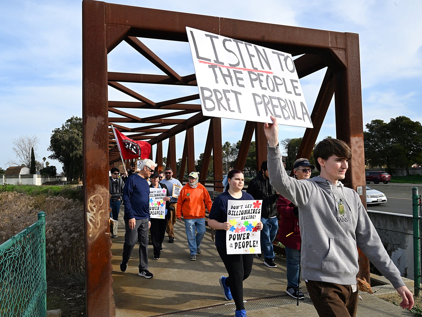 Opponents march against California Forever