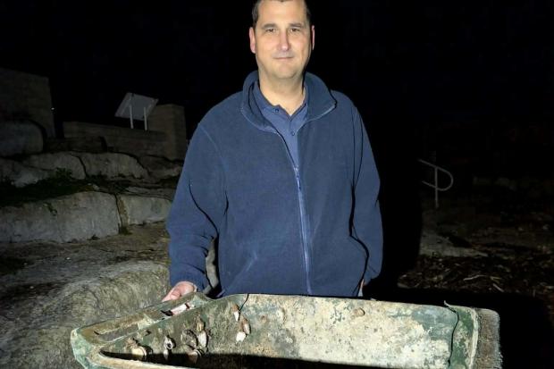 Bin from USA washes up 4,000 miles away in Weymouth