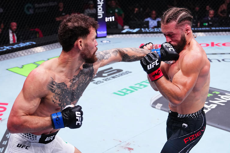 Highlights! Mauricio Ruffy crumbles Rafael Fiziev with violent TKO ...