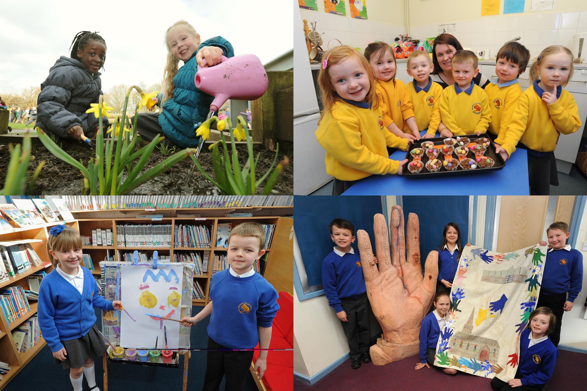 Never-before-seen-online pictures of Highfield St Matthew's pupils in 2013