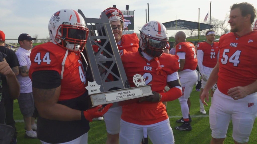 Fire Dogs win Sacramento's 52nd annual Guns and Hoses Pig Bowl