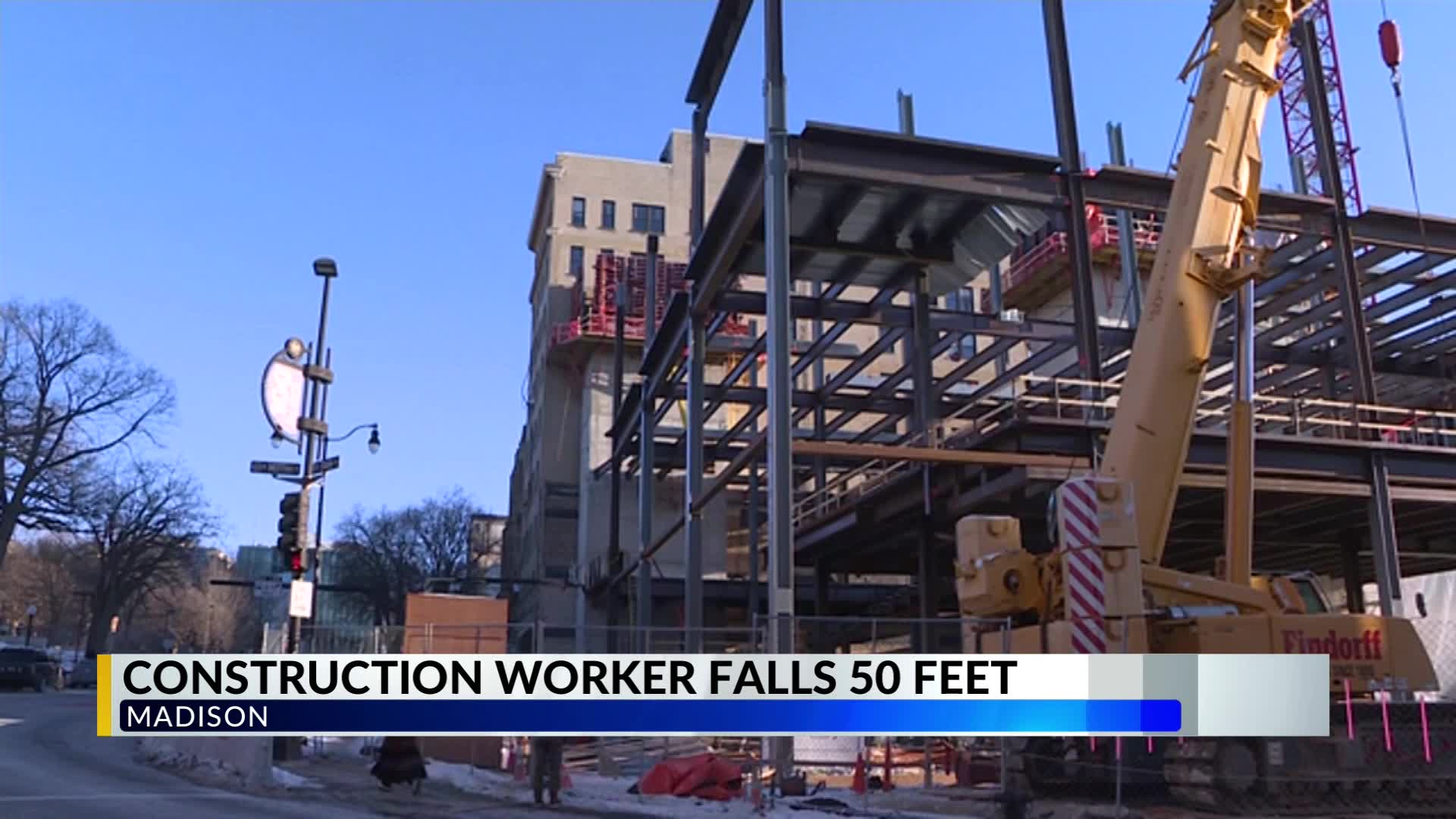 Construction worker in Wisconsin in critical condition after crane ...