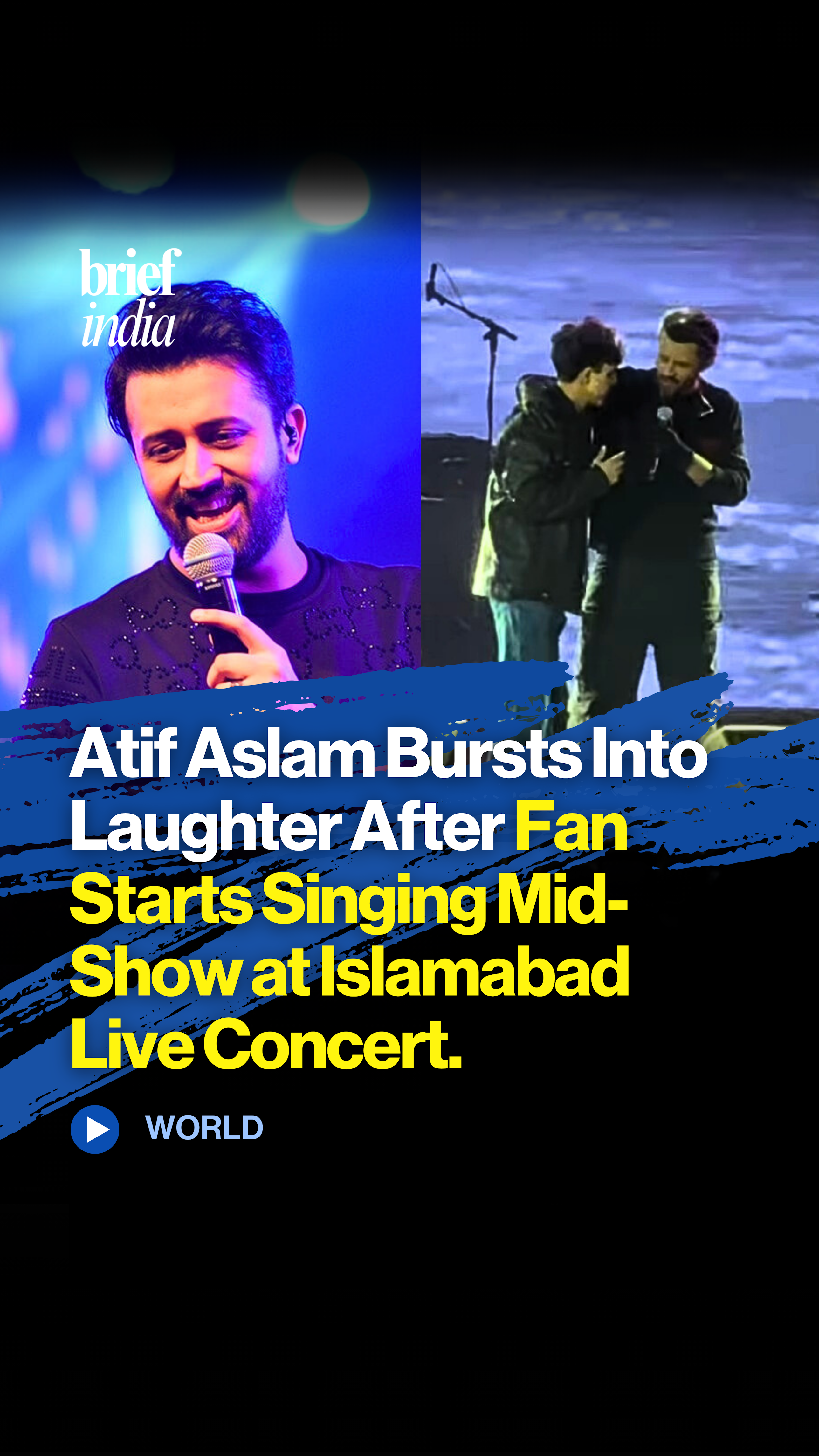 Atif Aslam bursts into laughter after fan’s surprise singing at live ...