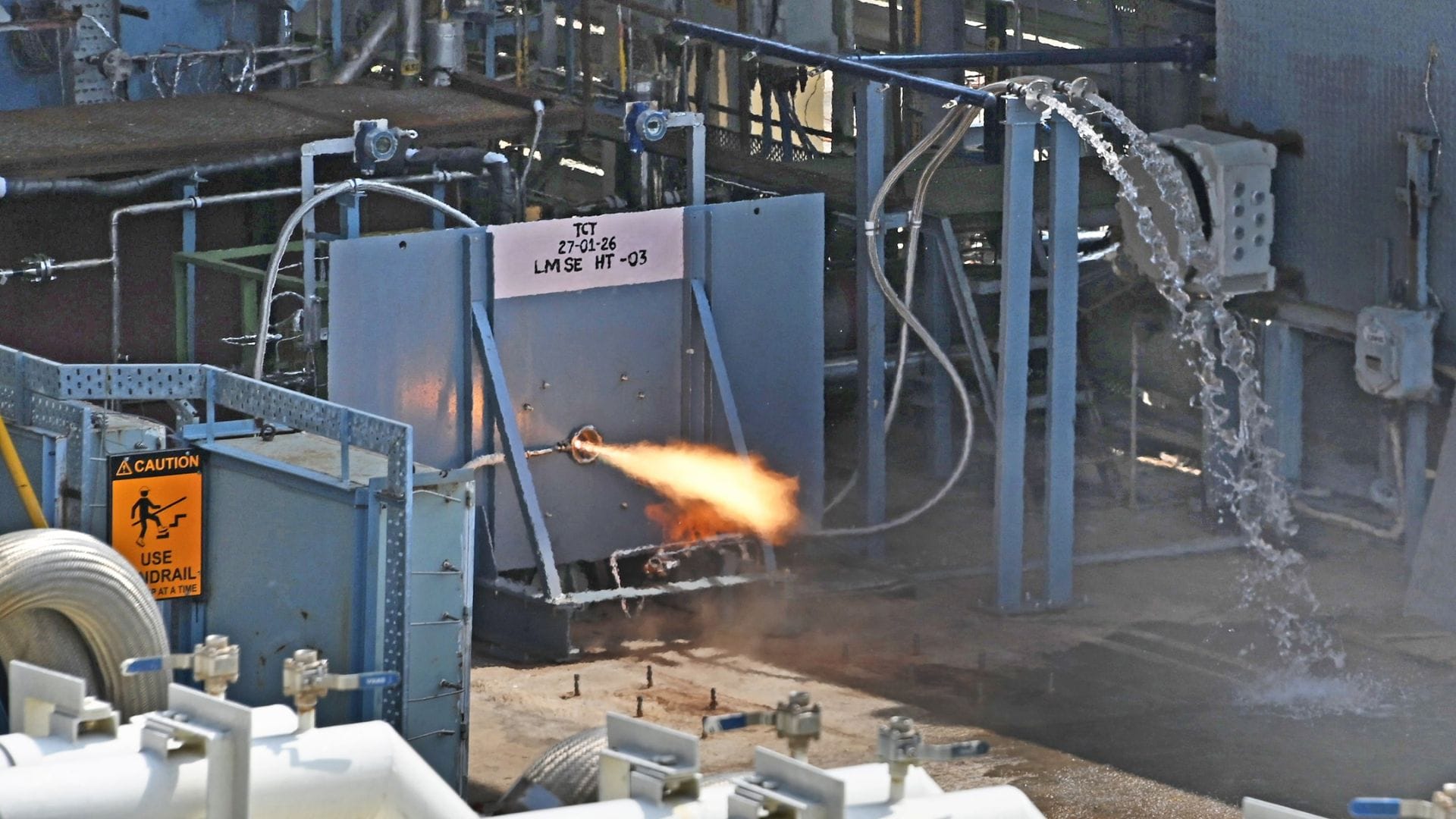 ISRO conducts sub-scale LOX-methane engine thrust chamber test