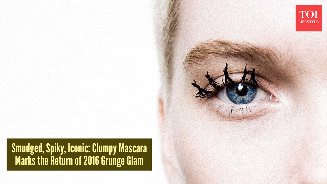 Clumpy mascara trend explained: How 2016’s grunge makeup is making a ...
