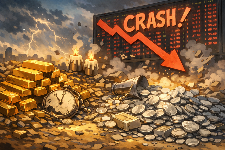 Silver plummets 33% in 2 days, down Rs 1.35 lakh; gold tanks 18%. Time ...