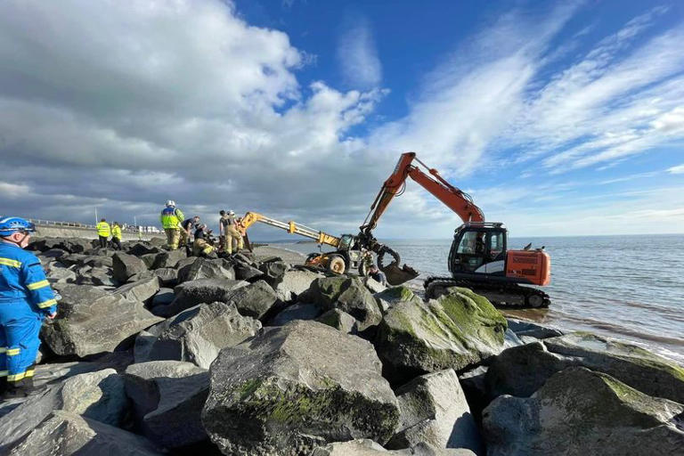 Anger in Welsh seaside town as new flood defence scheme compared to ...