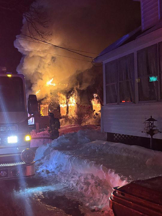 Crews knock down house fire in Warwick