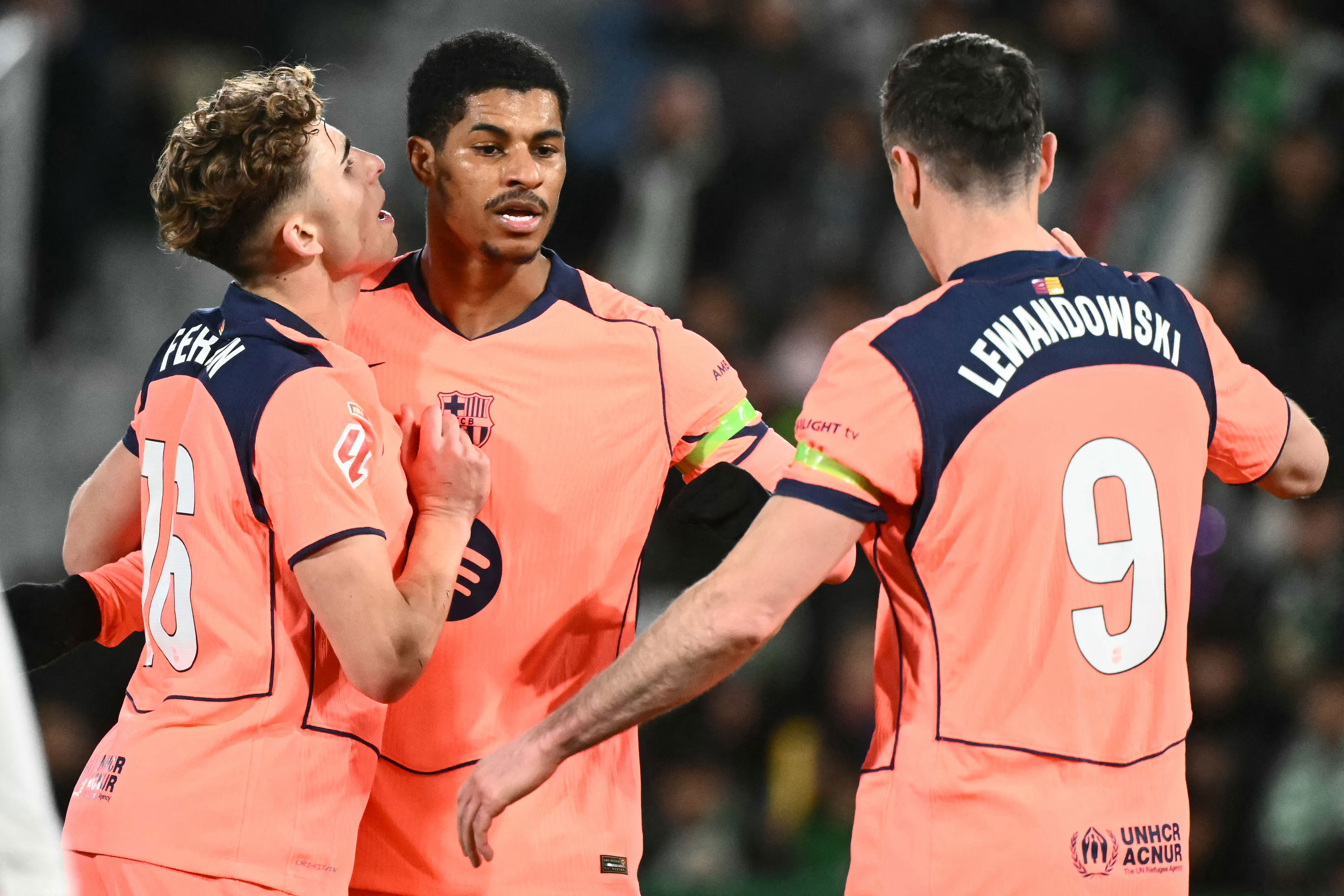 Marcus Rashford joins Lamine Yamal and Fermin Lopez in the double ...