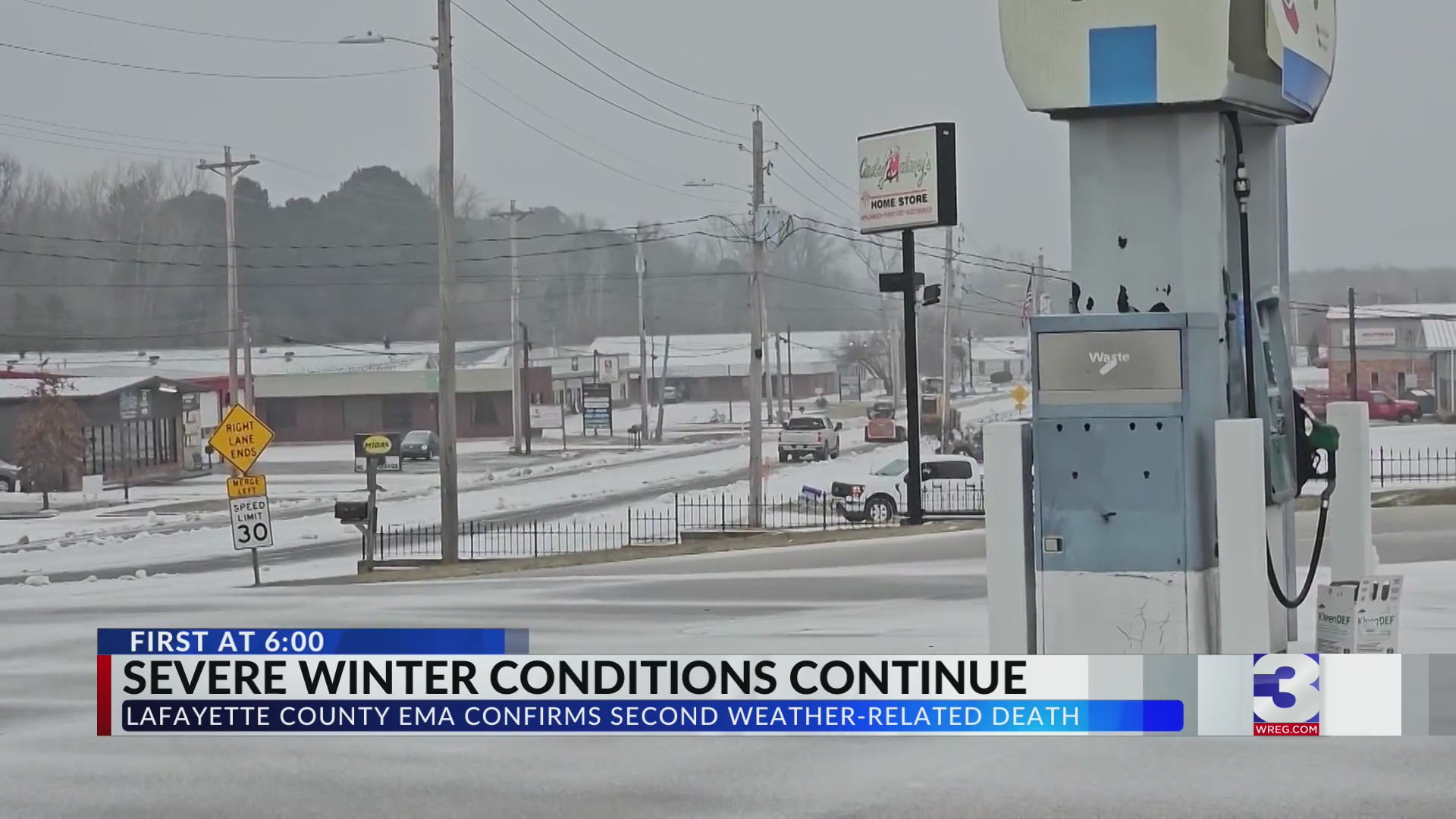 Second person dies in Lafayette County, MS due to winter storm