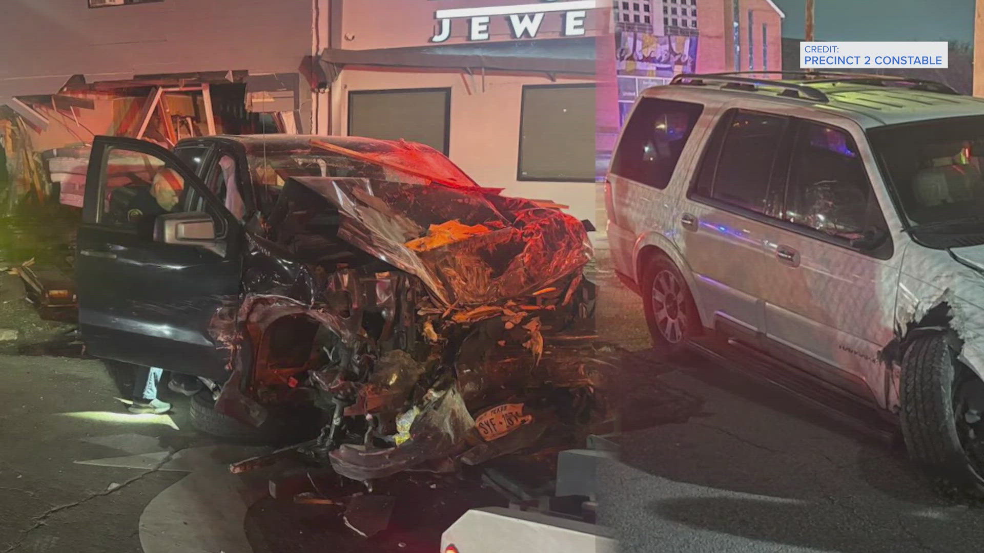 30-mile chase ends with crash into Houston residence, constable says