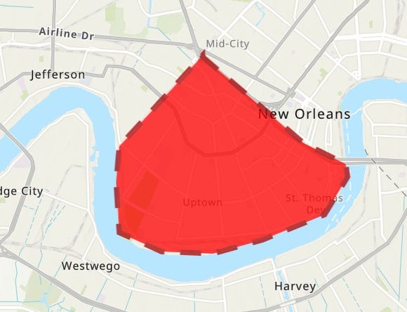 Much of New Orleans under precautionary boil water advisory