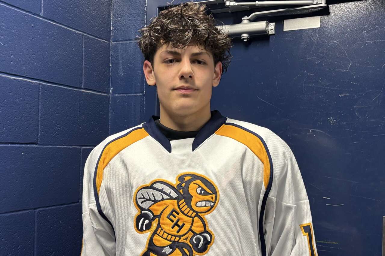 No. 6 East Haven boys hockey edges Lyman Hall as Dante Garea scores ...