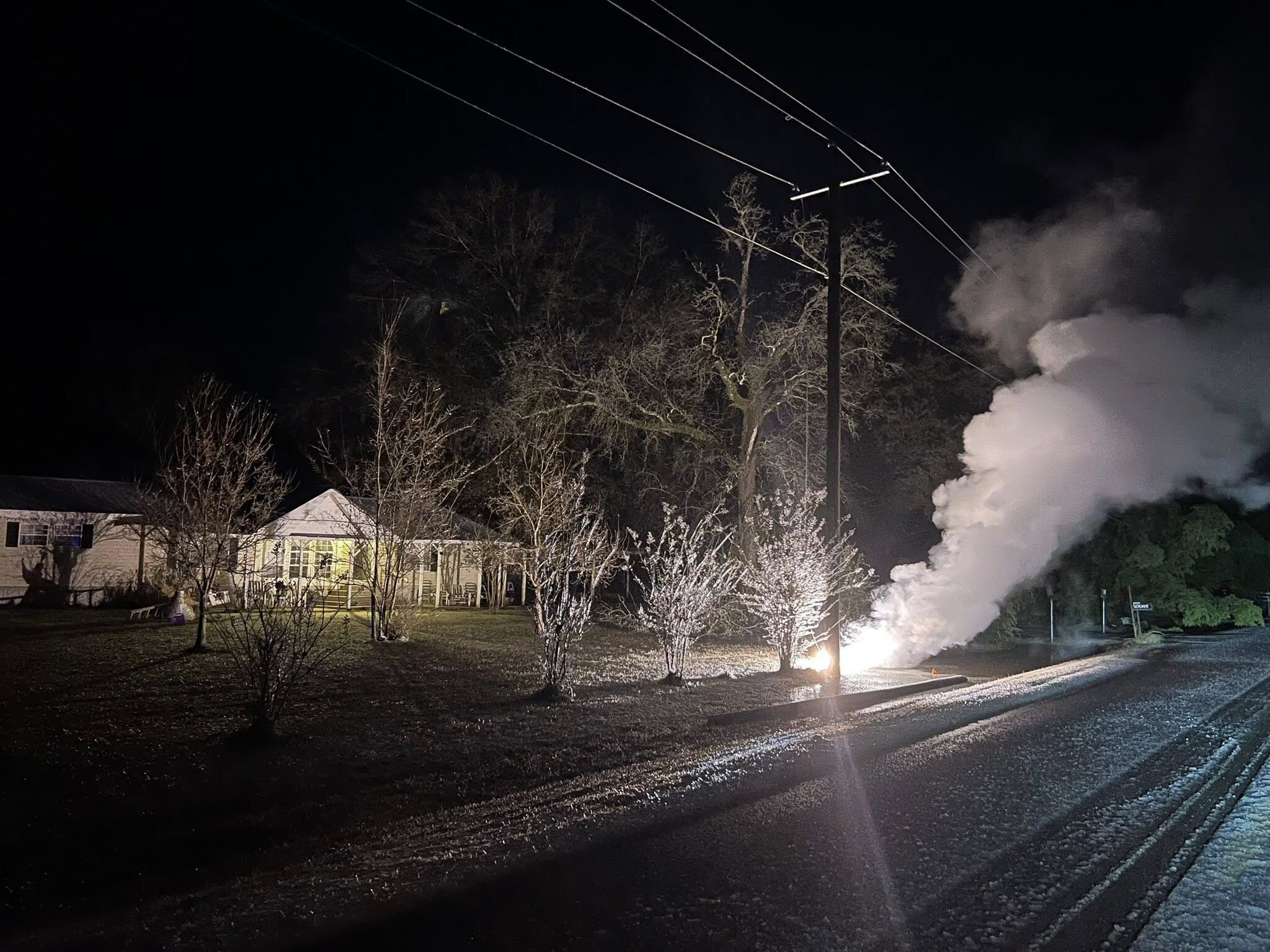 Child in critical condition after being electrocuted by downed powerline