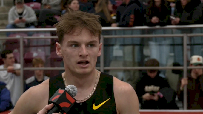 Robin Lefebvre runs 3:55.85 for heat 3 mile win at BU Terrier Classic