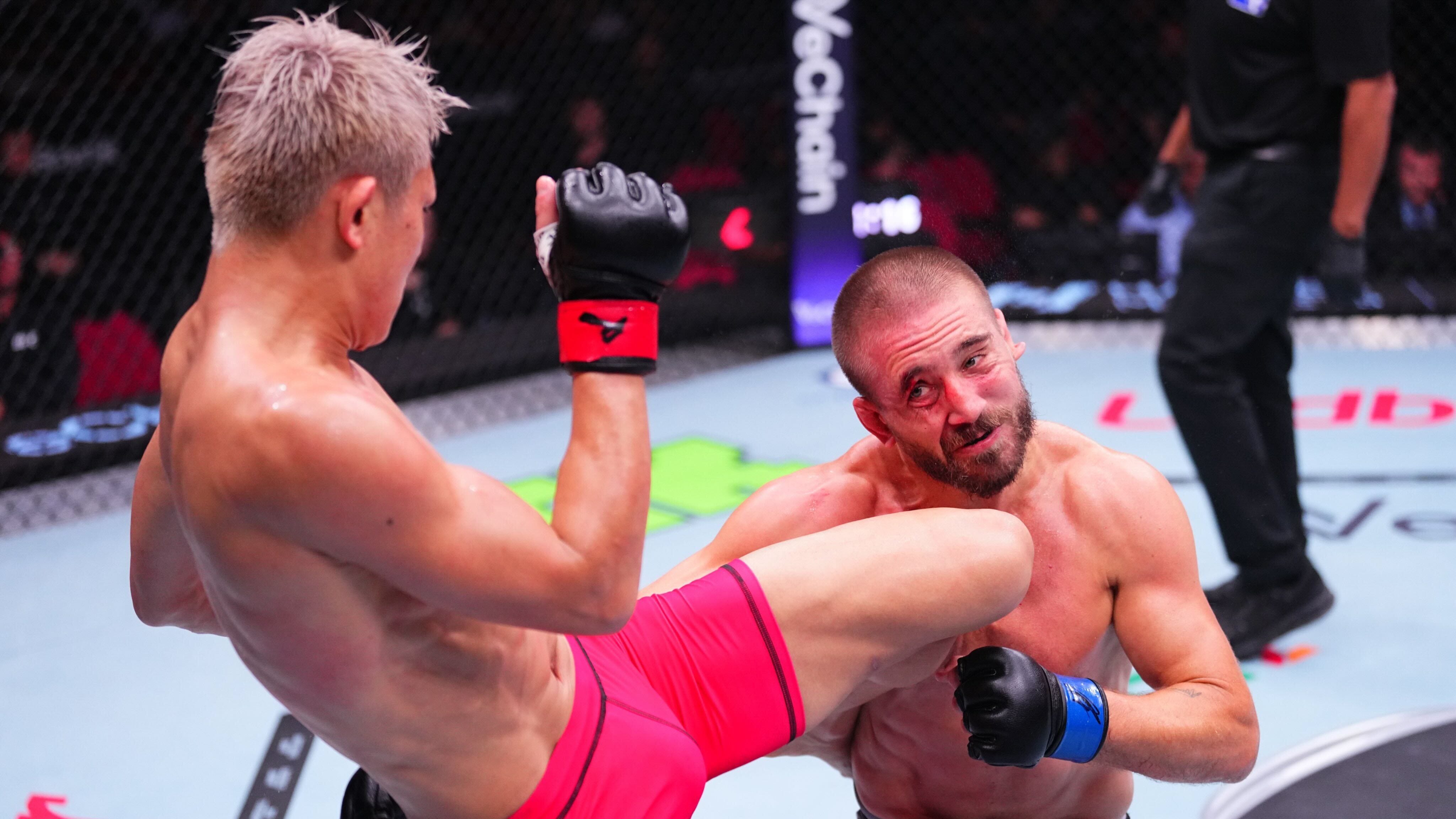 Pulverizing knee knockout ends Road to UFC final