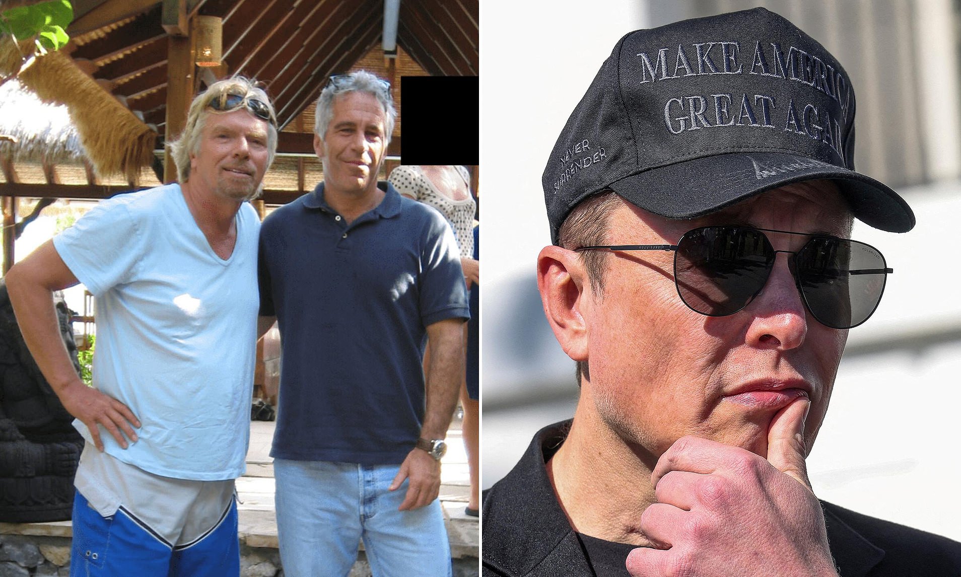 'Bring your harem!' Sir Richard Branson's chummy note to Epstein as ...