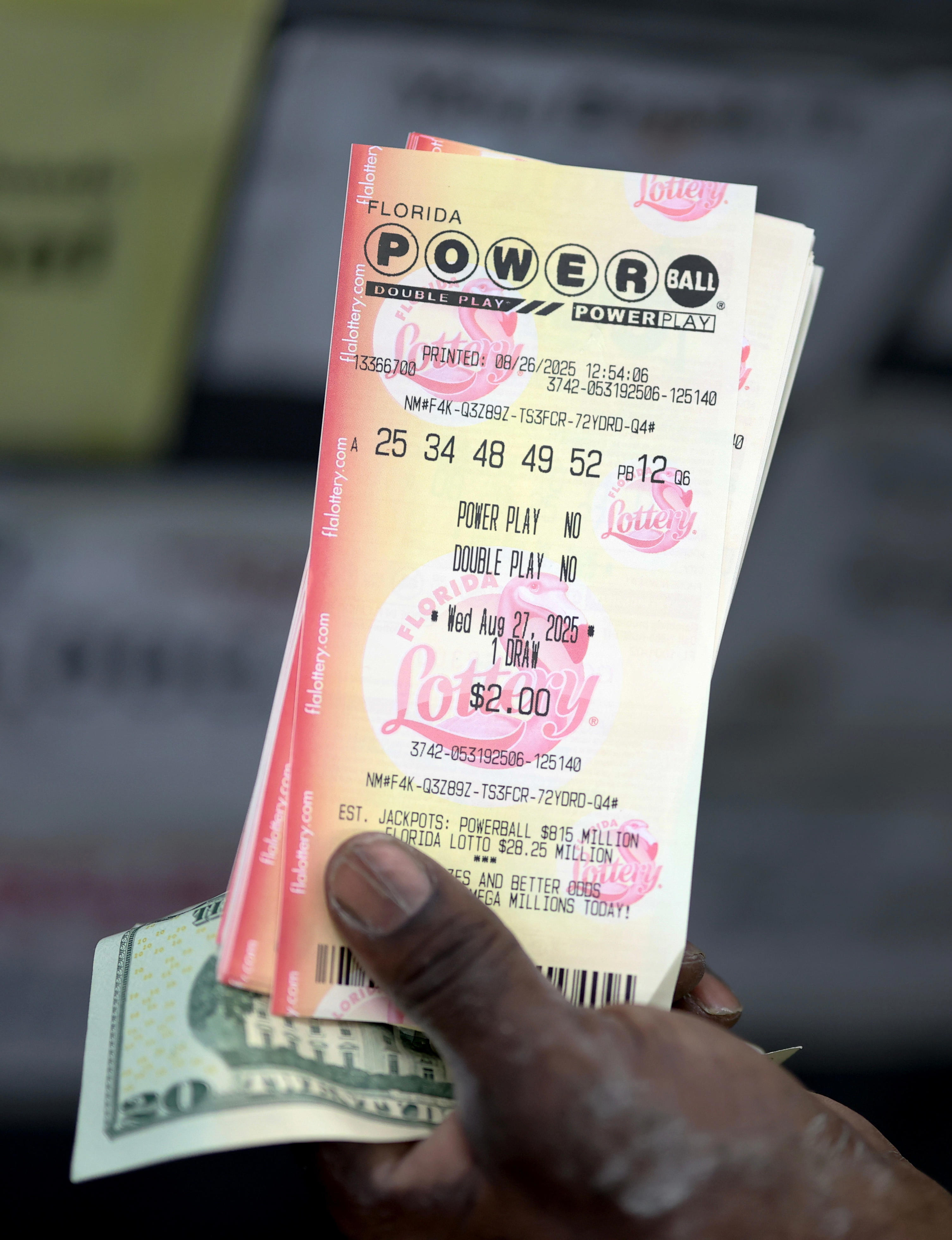 Powerball jackpot winning numbers for Saturday, Jan. 31, 2026