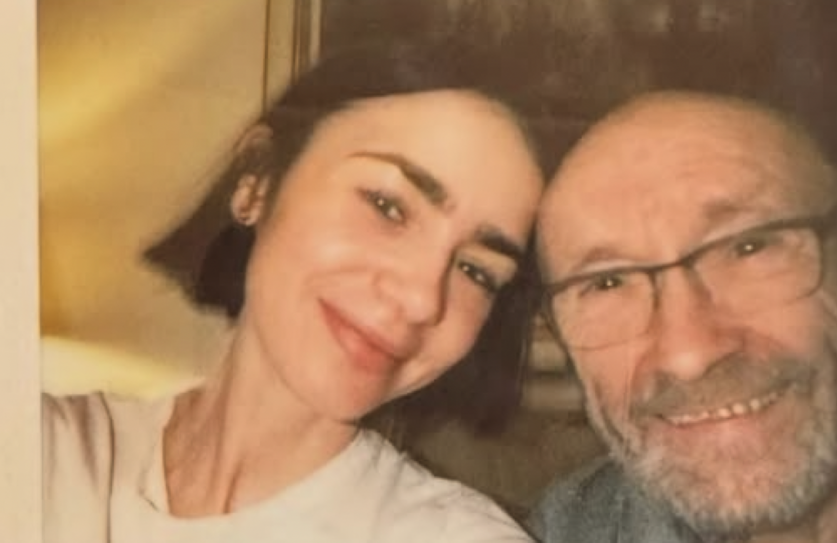 What did Lily Collins say in her birthday tribute to Phil Collins ...