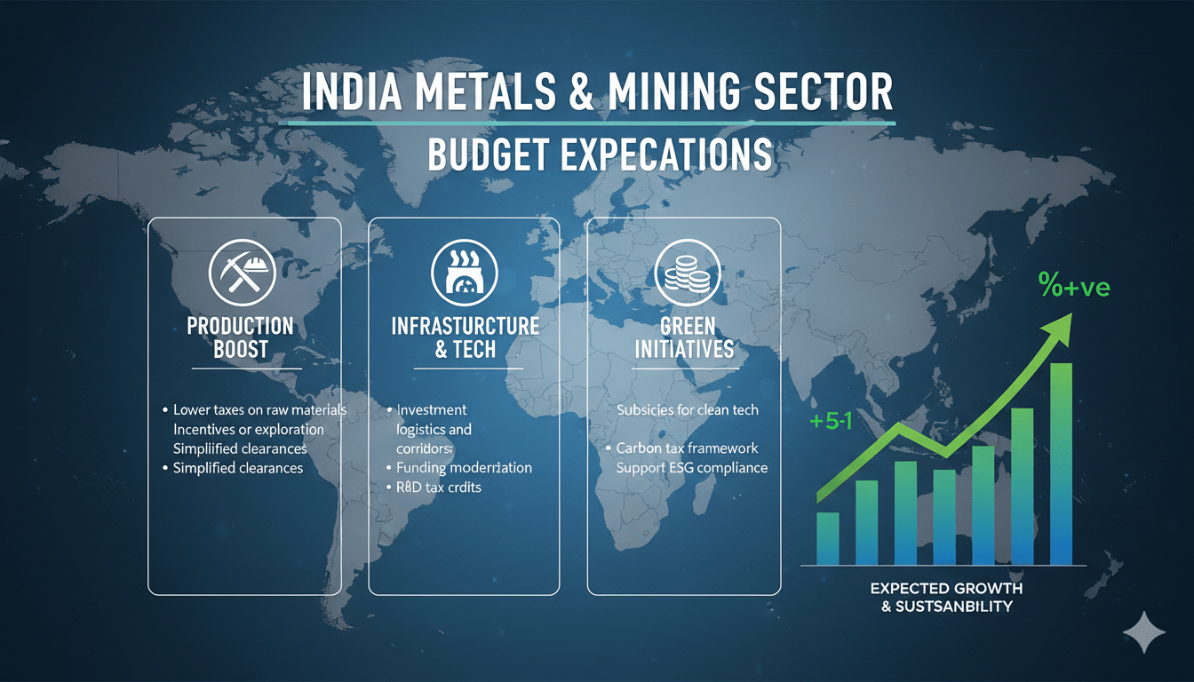 Budget 2026 expectations: Metals & mining sector expert calls for tax ...