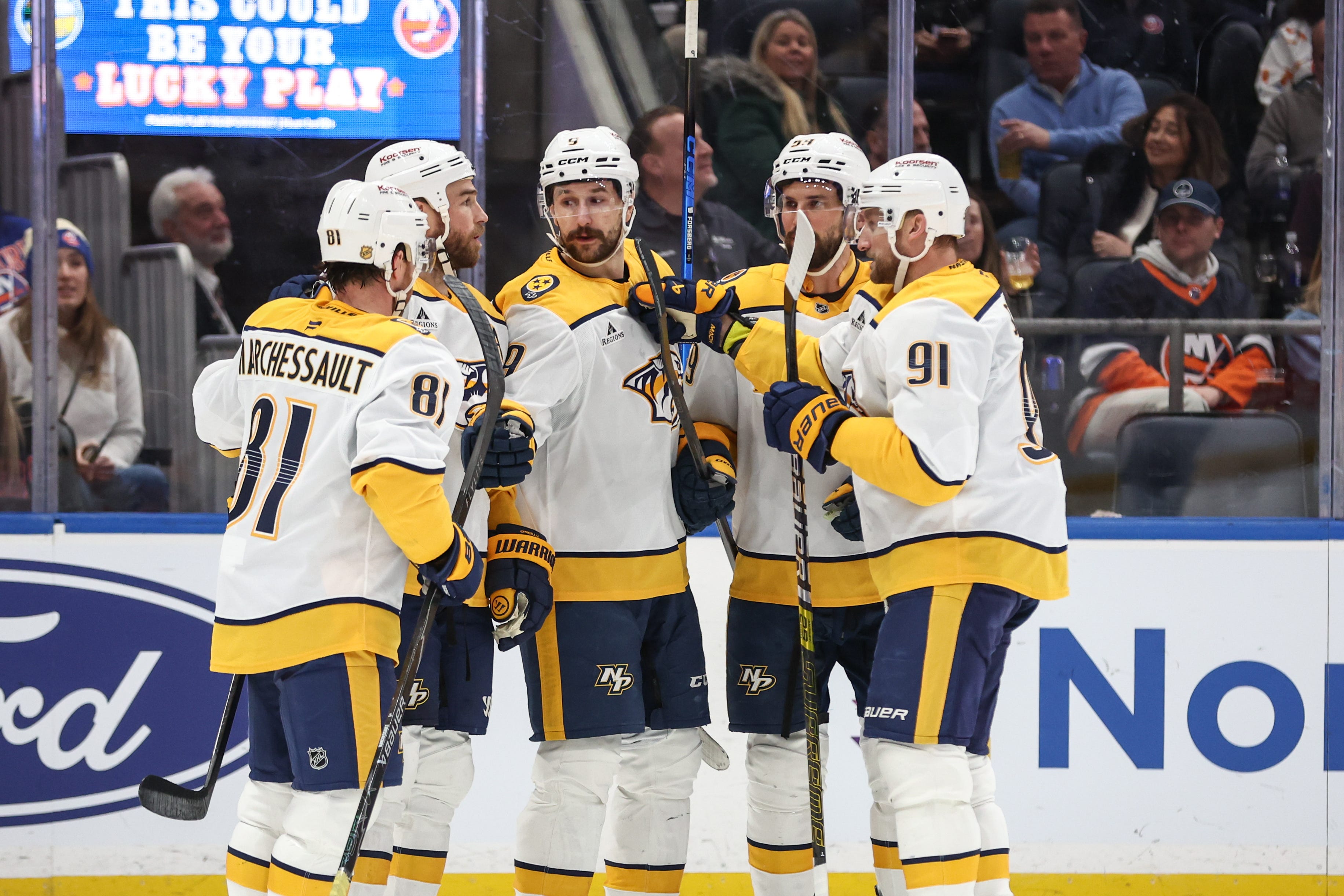 Nashville Predators, New York Islanders tied 3-3 in 3rd, live updates ...