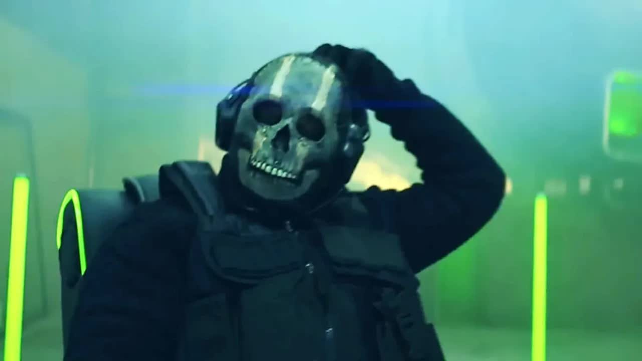 Ghost Face reveal live-action trailer MW2 (Modern Warfare 2 Ghost Face ...