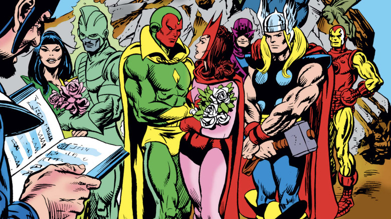 Scarlet Witch, Vision, & Wonder Man: The Avengers' biggest love ...