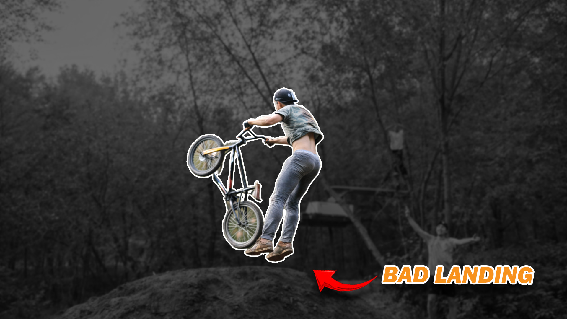 When BMX Tricks Go Wrong in Action