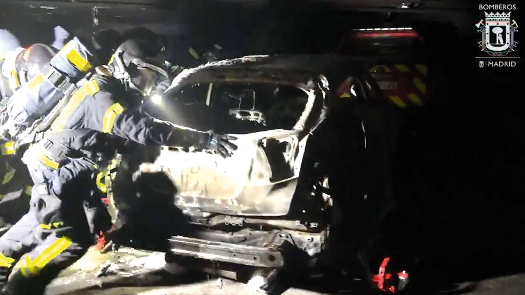 Alerta por los incendios de coches eléctricos en Madrid: los bomberos ...