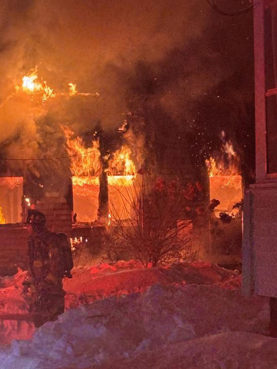 Crews knock down house fire in Warwick