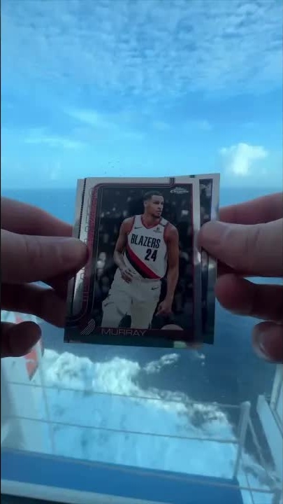 Ripping Cooper Flagg basketball cards at sea!