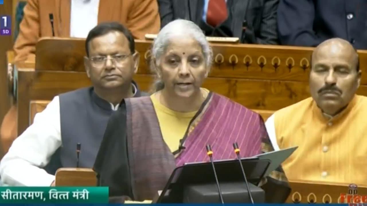 Finance Minister Nirmala Sitharaman presents Union Budget 2026