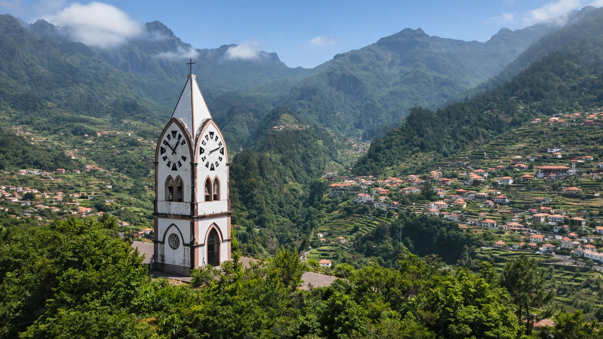 A church in the heart of the hills