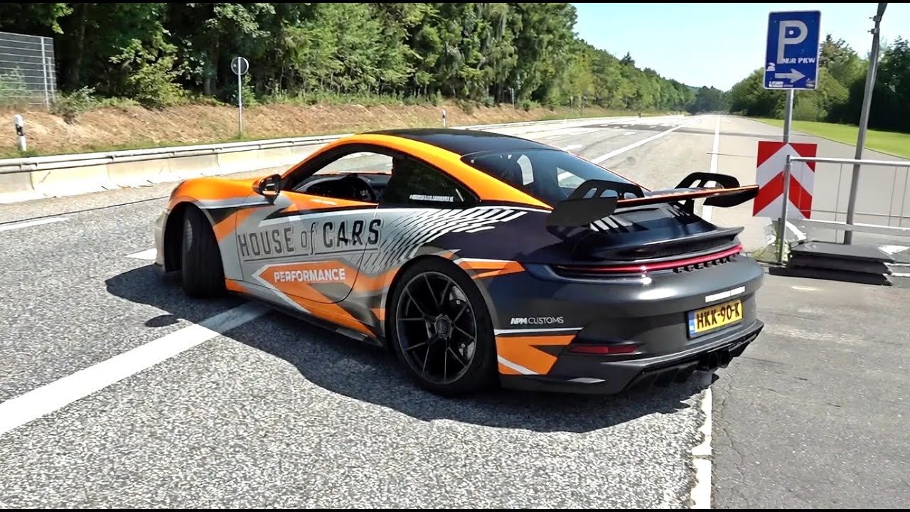 High-performance cars depart popular Nürburgring stop