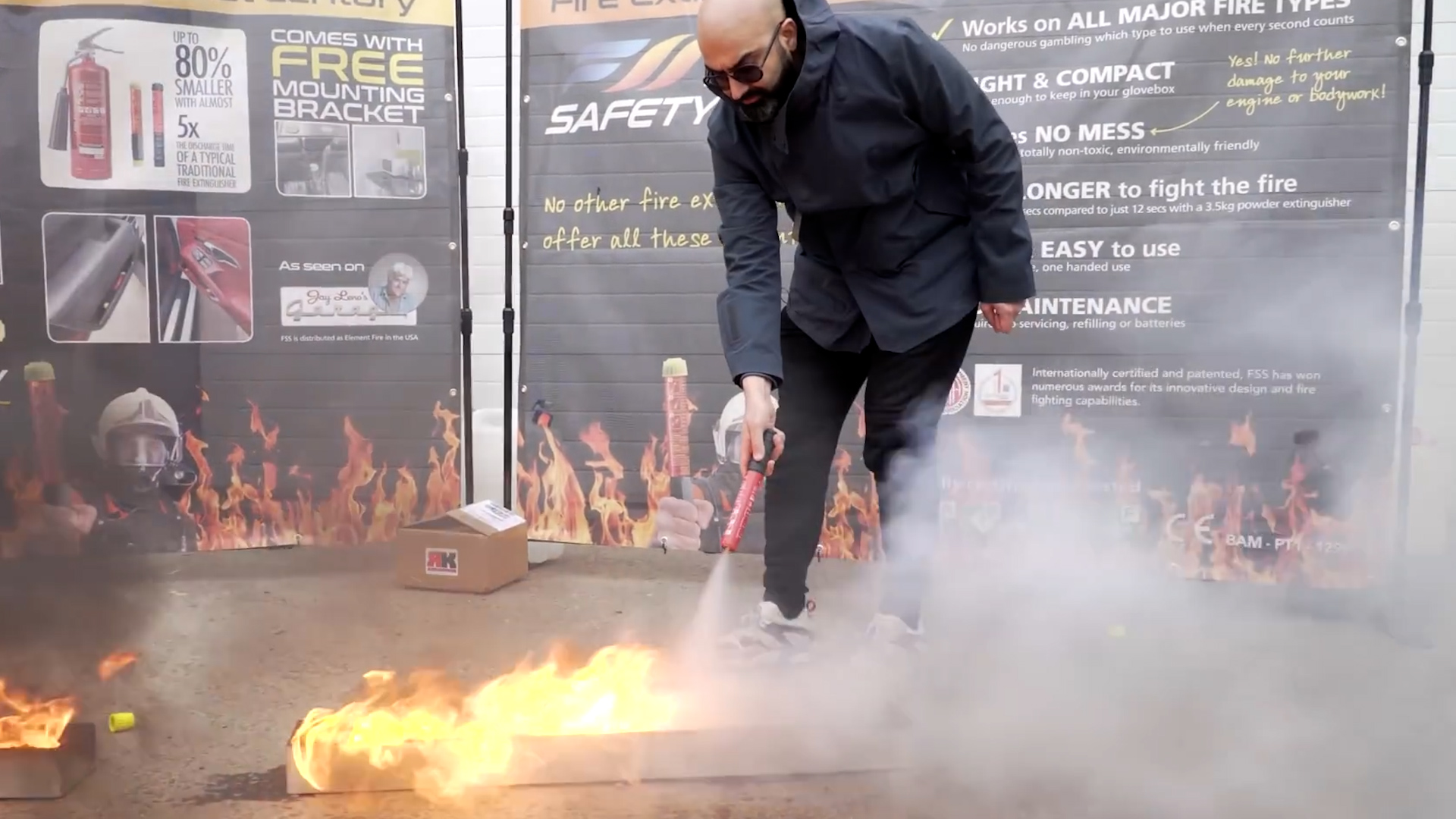 Fire stick stops real fire test