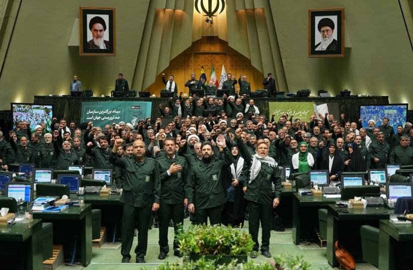 Iranian MPs wear IRGC uniforms after EU designates Guards a terrorist group
