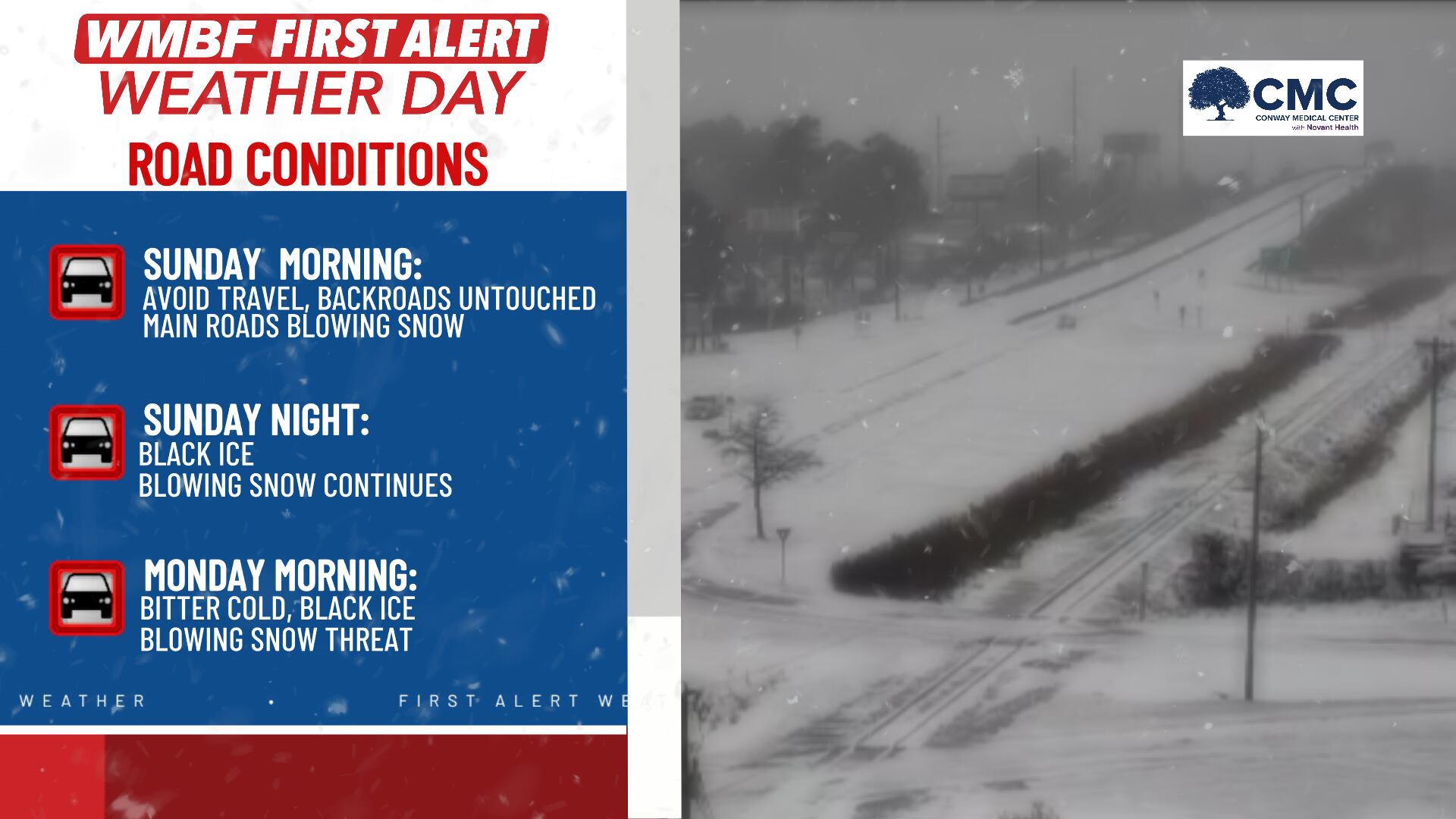 First alert weather days: Snow ends, bitter cold wind and dangerous ...