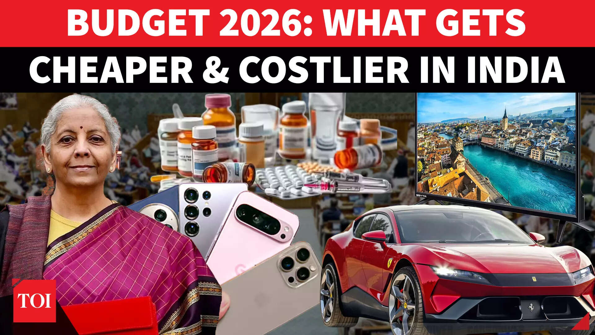 Budget 2026 price alert: Full list of items that got cheaper & what got ...