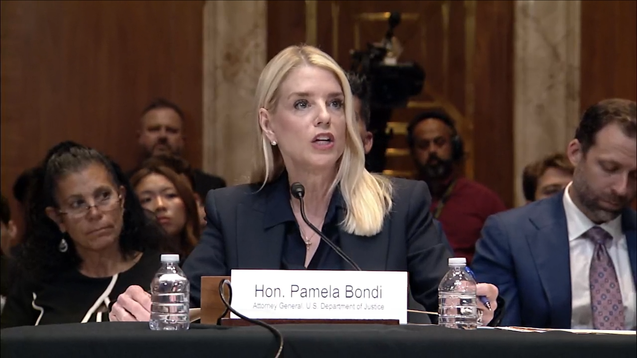 'You're ignoring the reality': Pam Bondi turns red with anger as Jack ...