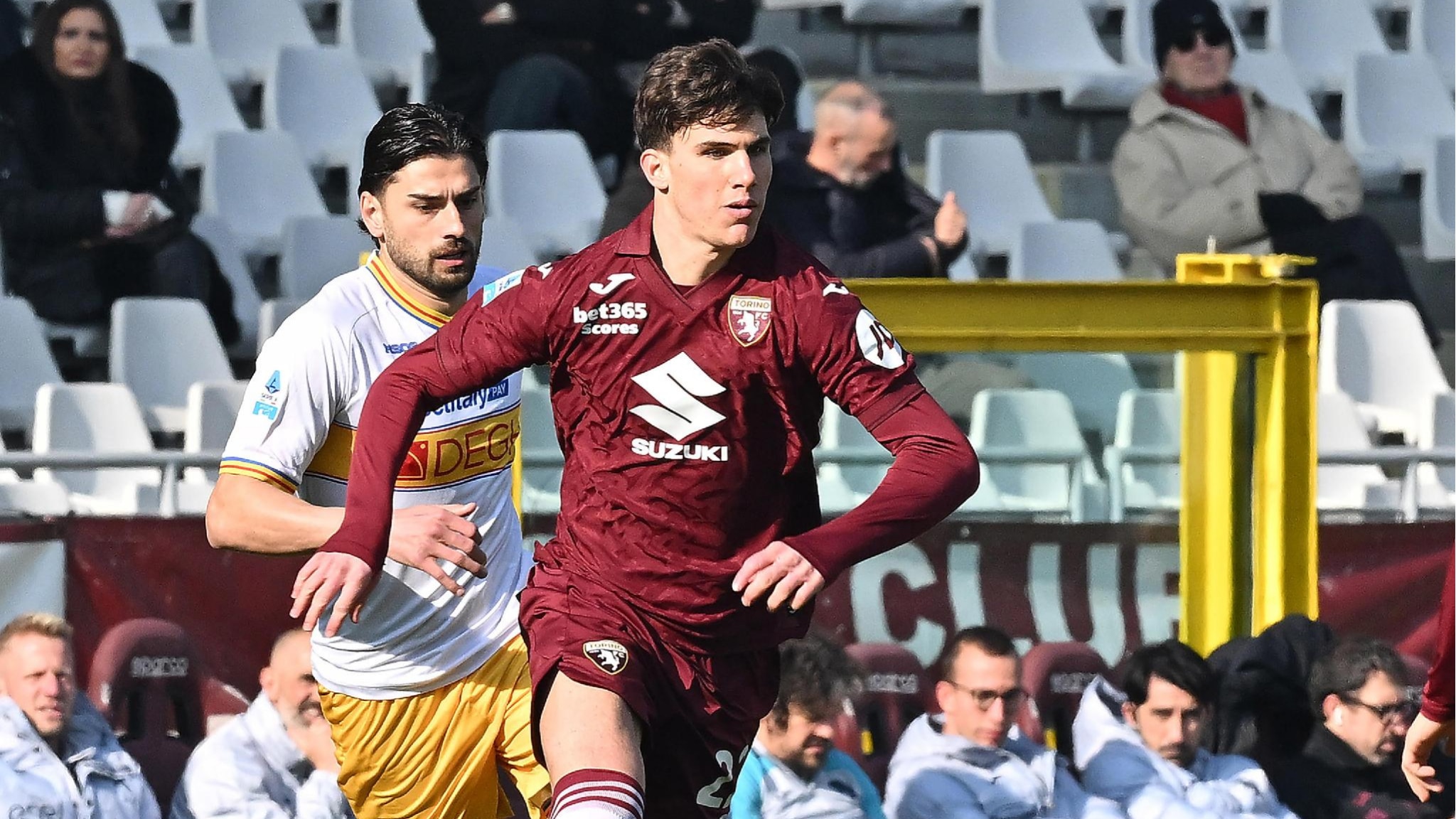 Serie A, Torino-Lecce 1-0 a fine primo tempo: gol di Adams
