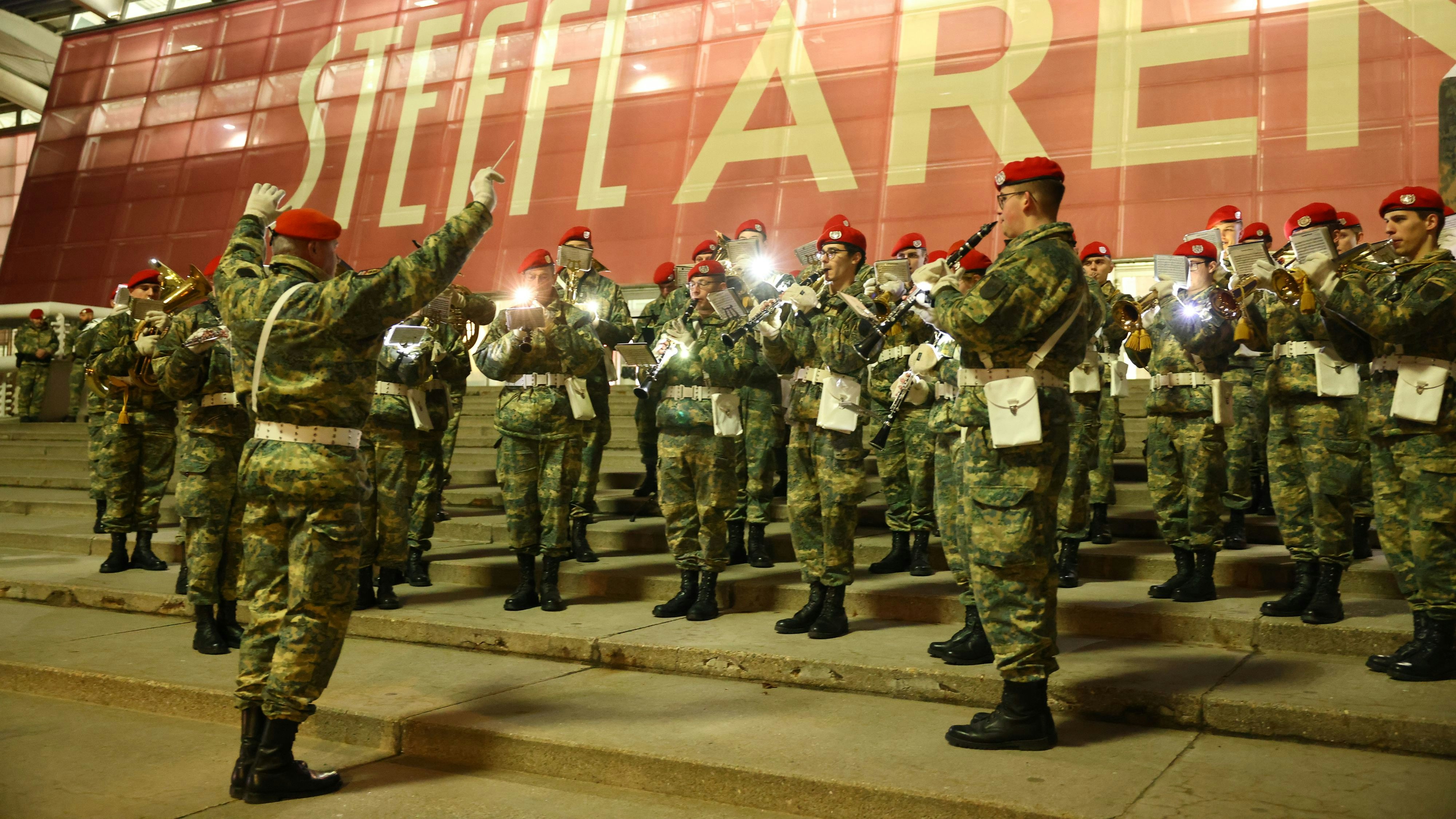Action pur bei der Military Night in der Steffl Arena