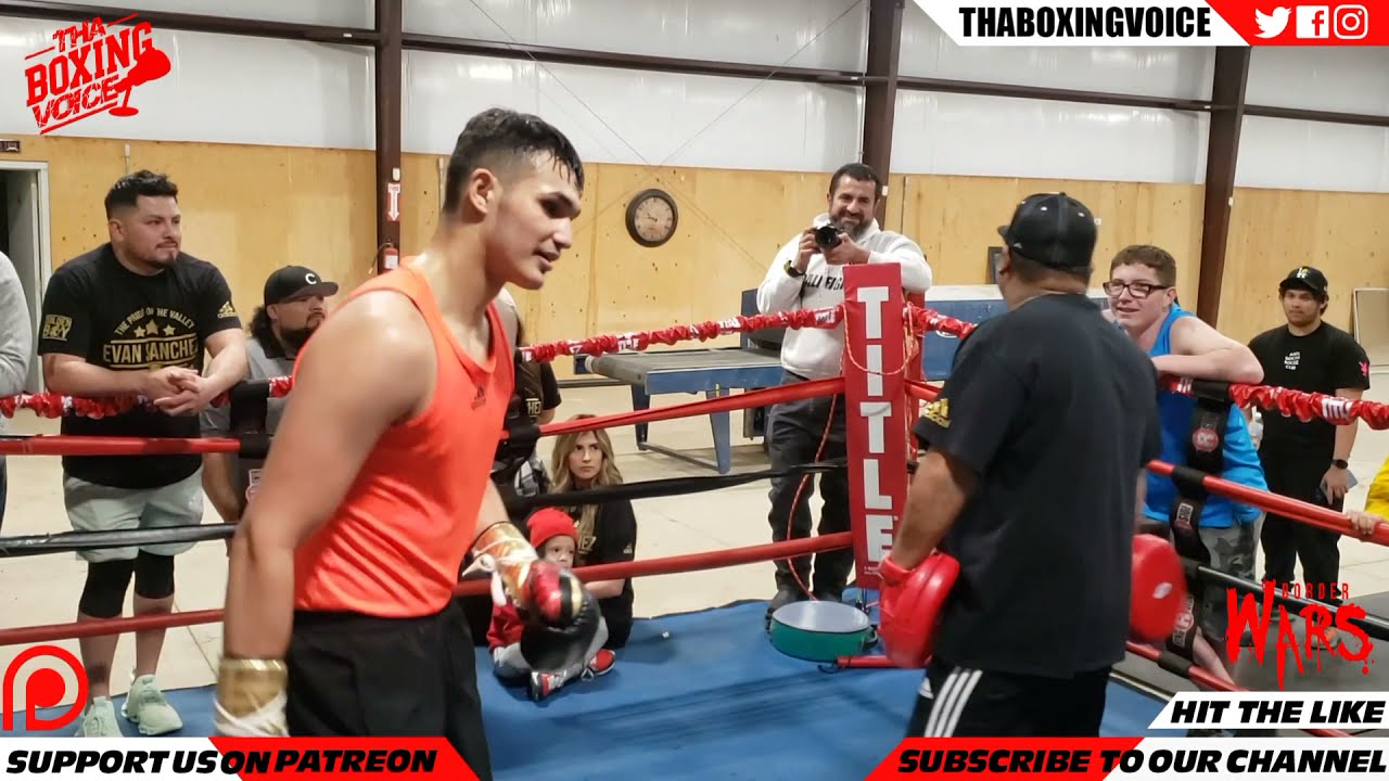 🔥 Evan Sanchez's 10-0 6kos💥 training for March 19th TBA bout on Ortiz ...