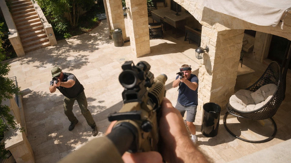 Real life Call of Duty multiplayer match